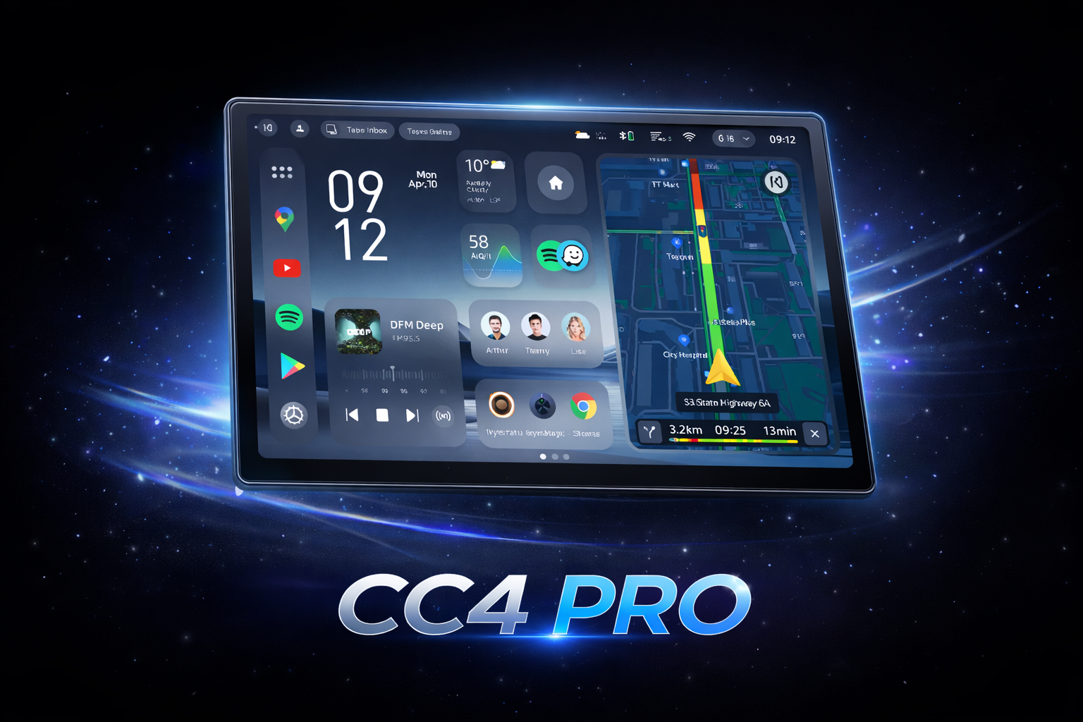 CC4 PRO Head Units | Apple CarPlay & Android Auto Upgrade - T'EYES